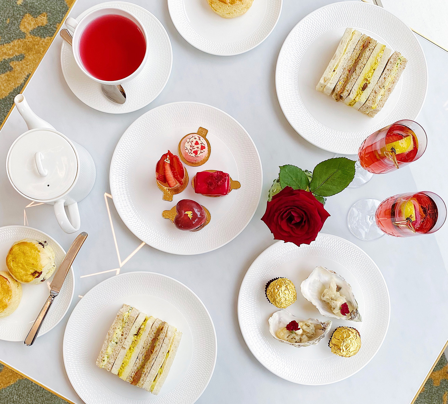 ‘After Hours’ Valentine’s Afternoon Tea At Royal Lancaster London