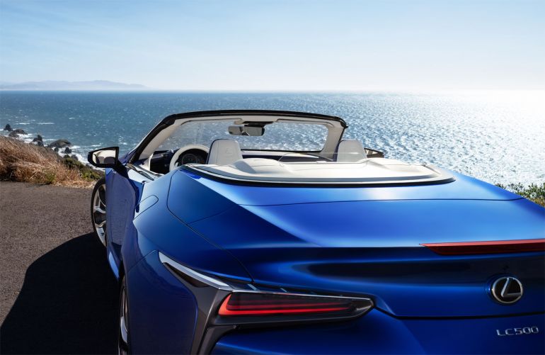The Lexus LC Convertible Takes Wind In The Hair Driving To A New Level