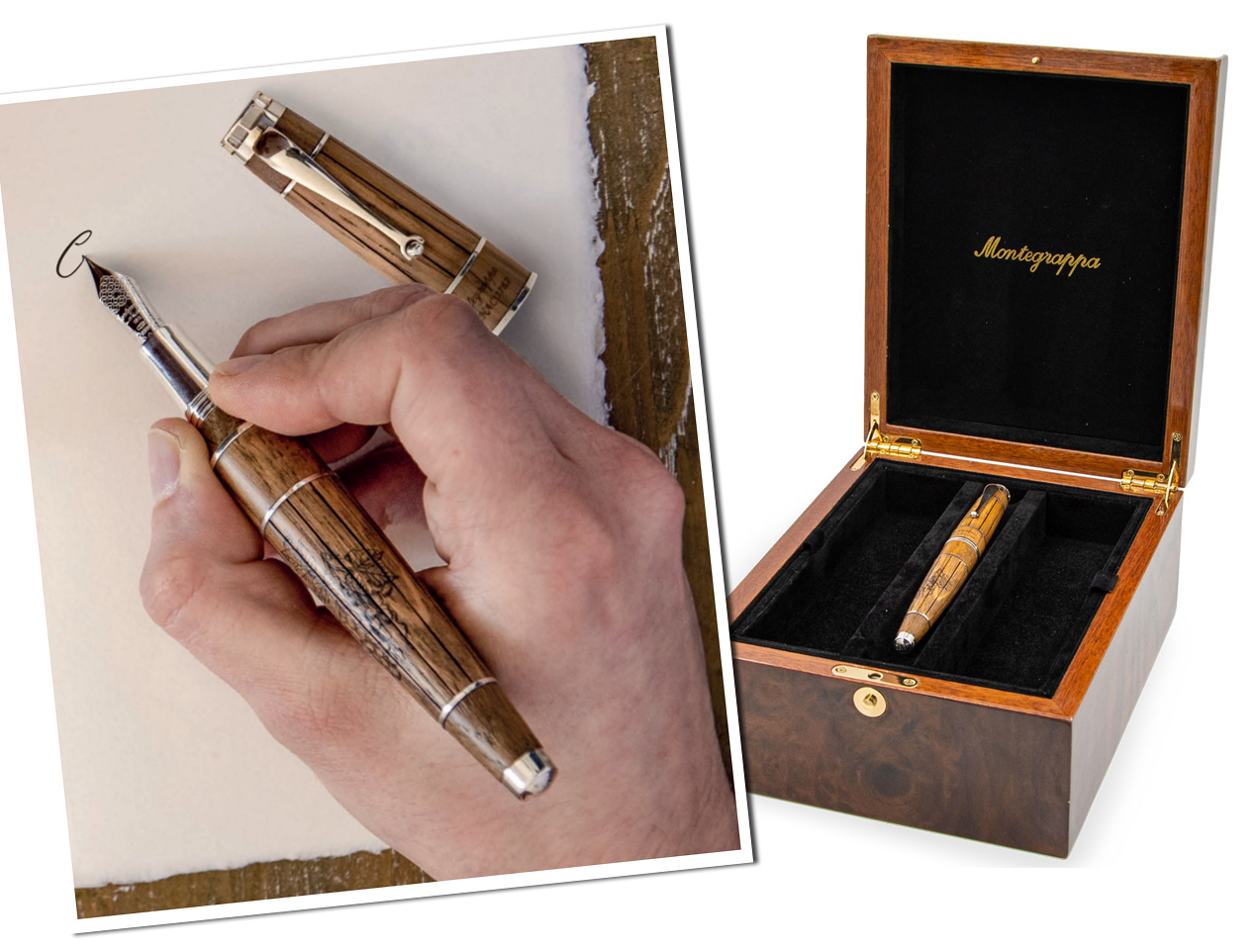 The Montegrappa Cognac Hors D’Age Made From Natural Limousin Oak