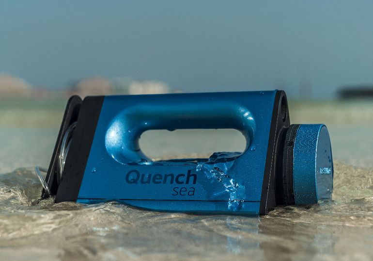 Quench Sea Emergency Device Turns Seawater Into Fresh Drinking Water