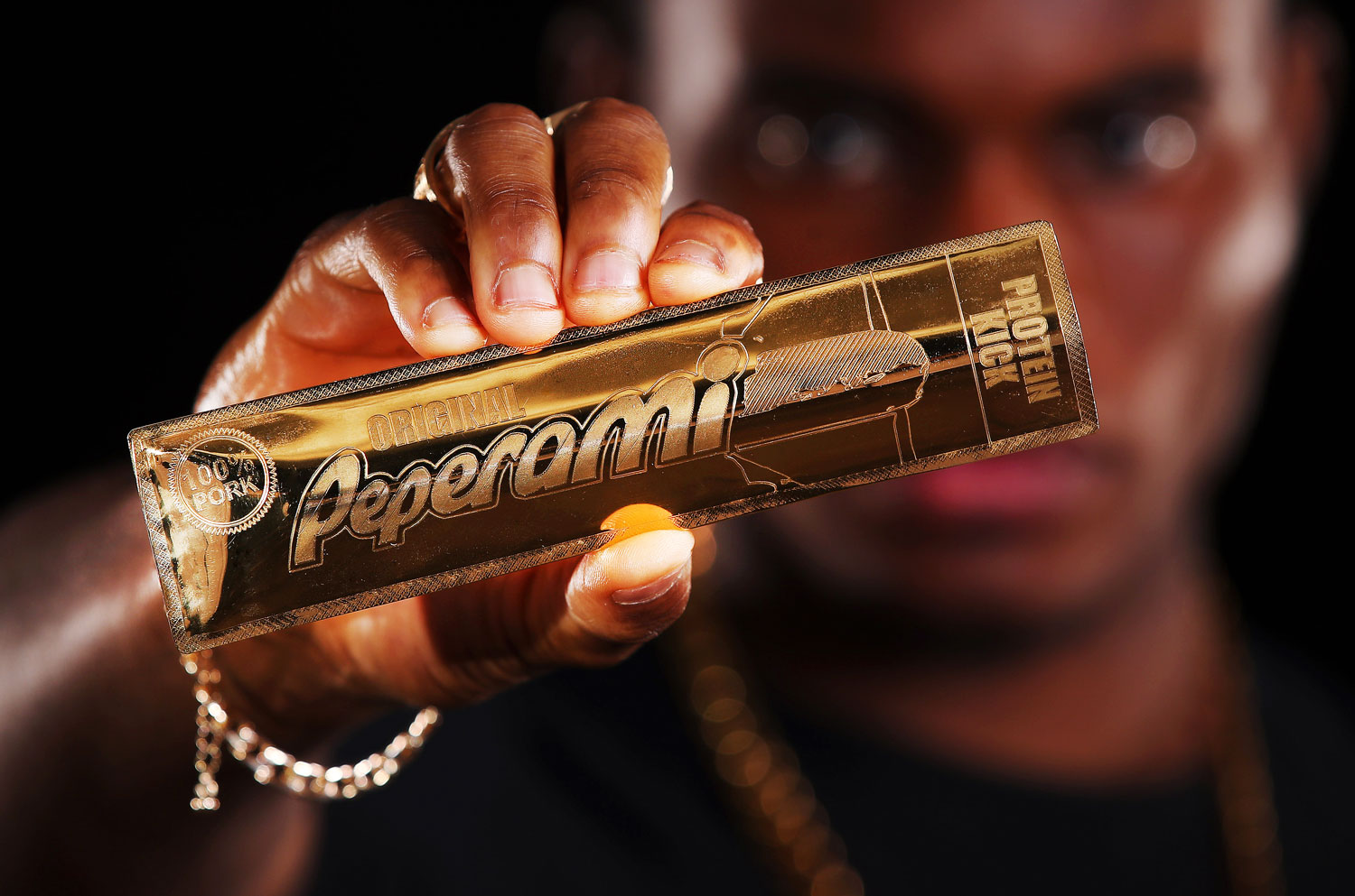 The 18K Gold Peperami - Don't Try Getting Your Teeth Into It!