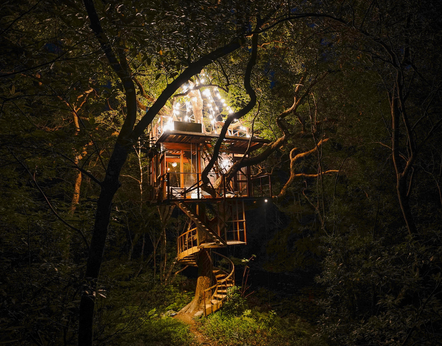 Experience 'Komorebi' At Treeful Treehouse On Okinawa Island In 2021