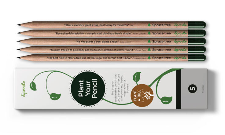 Help Save The Planet With Sprout's Plant A Tree Spruce Edition Pencils