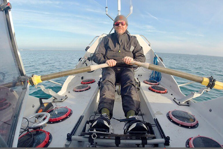 Dave “Dinger” Bell's NY2UK Challenge Gets A Helping Hand From Crewsaver