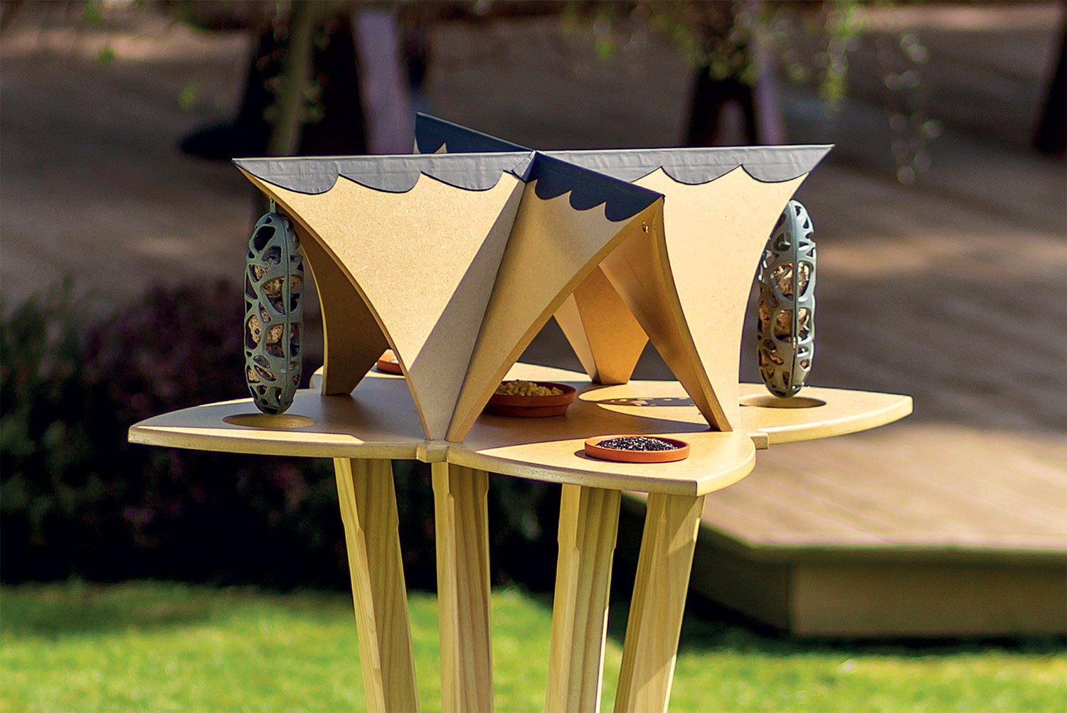 Perch & Settle's Extraordinary New Bird Table Is Art For The Garden