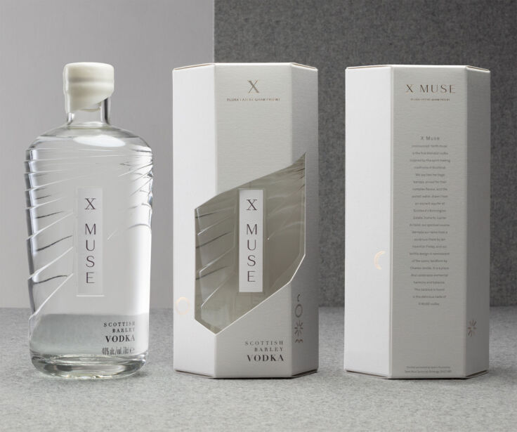 X MUSE, Scottish Blended Vodka Made With Heritage Barley & The Purest Water