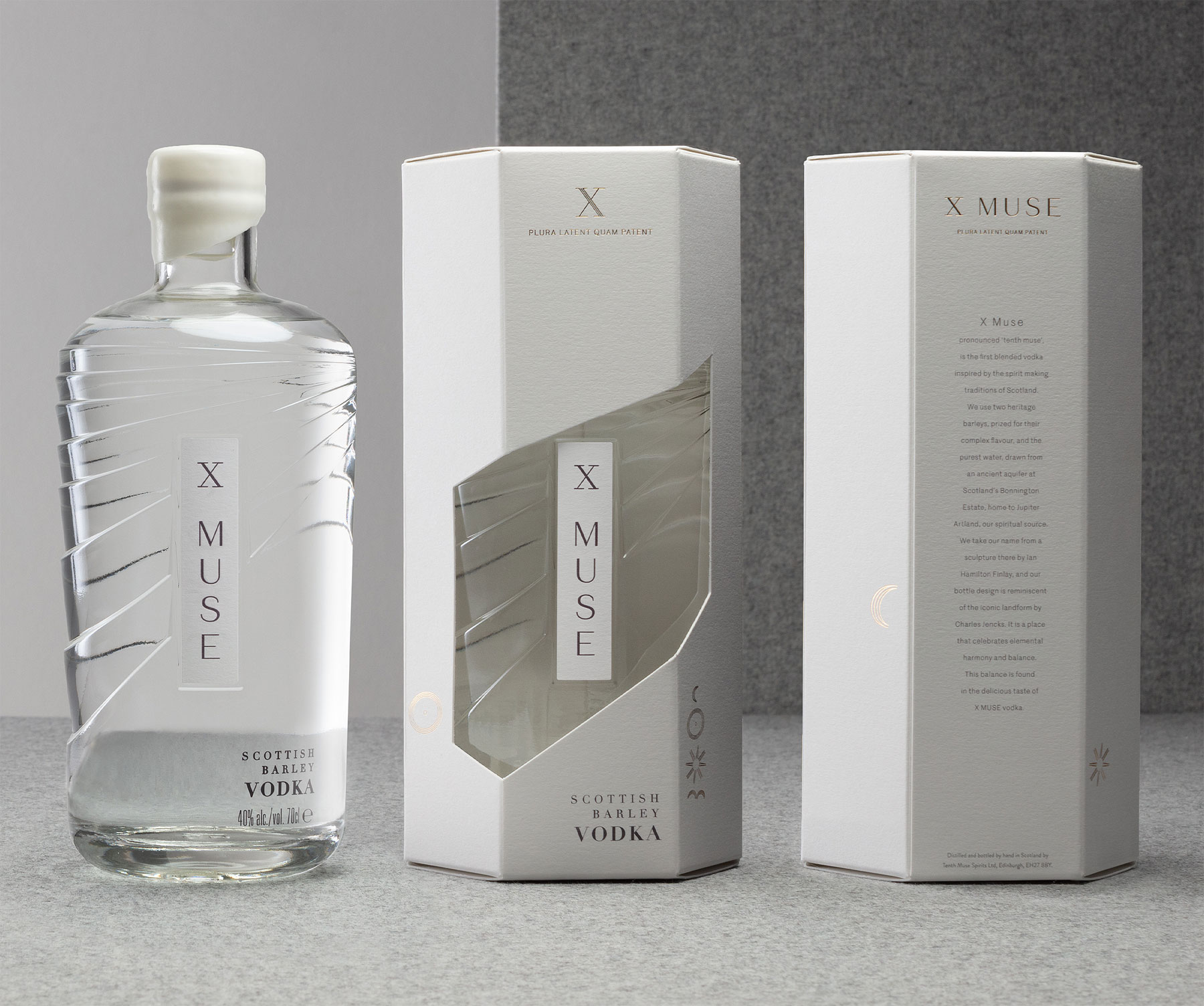 X MUSE, Scottish Blended Vodka Made With Heritage Barley & The Purest Water
