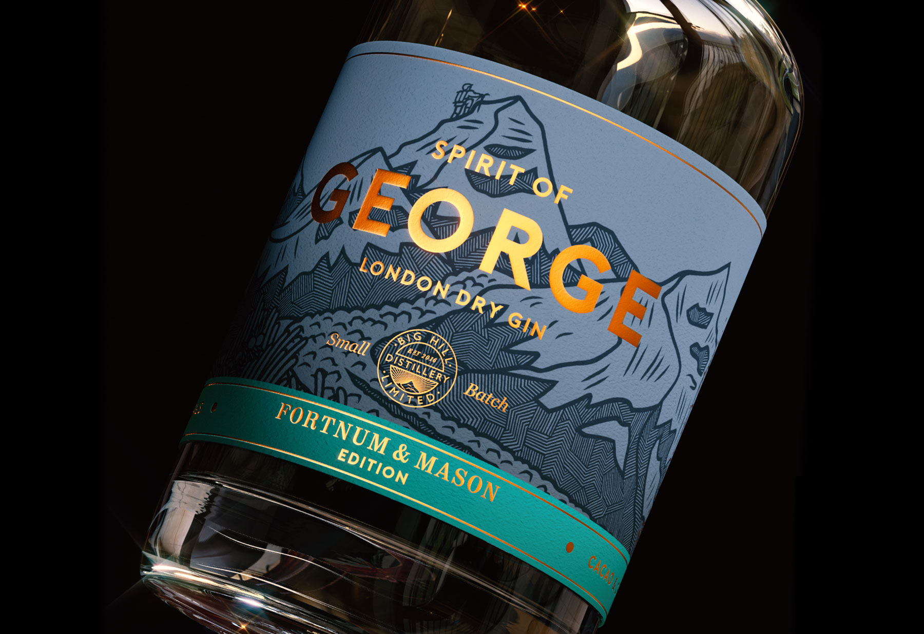 Big Hill Distillery Partners With Fortnum & Mason For Special Gin Bottling