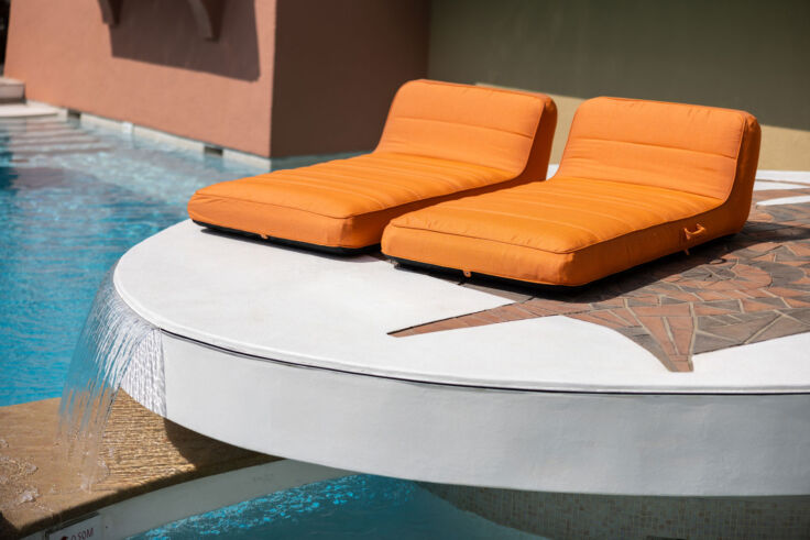 Hôtel Byblos Saint-Tropez's Luxury Lilo/Pool Float By Oliver James