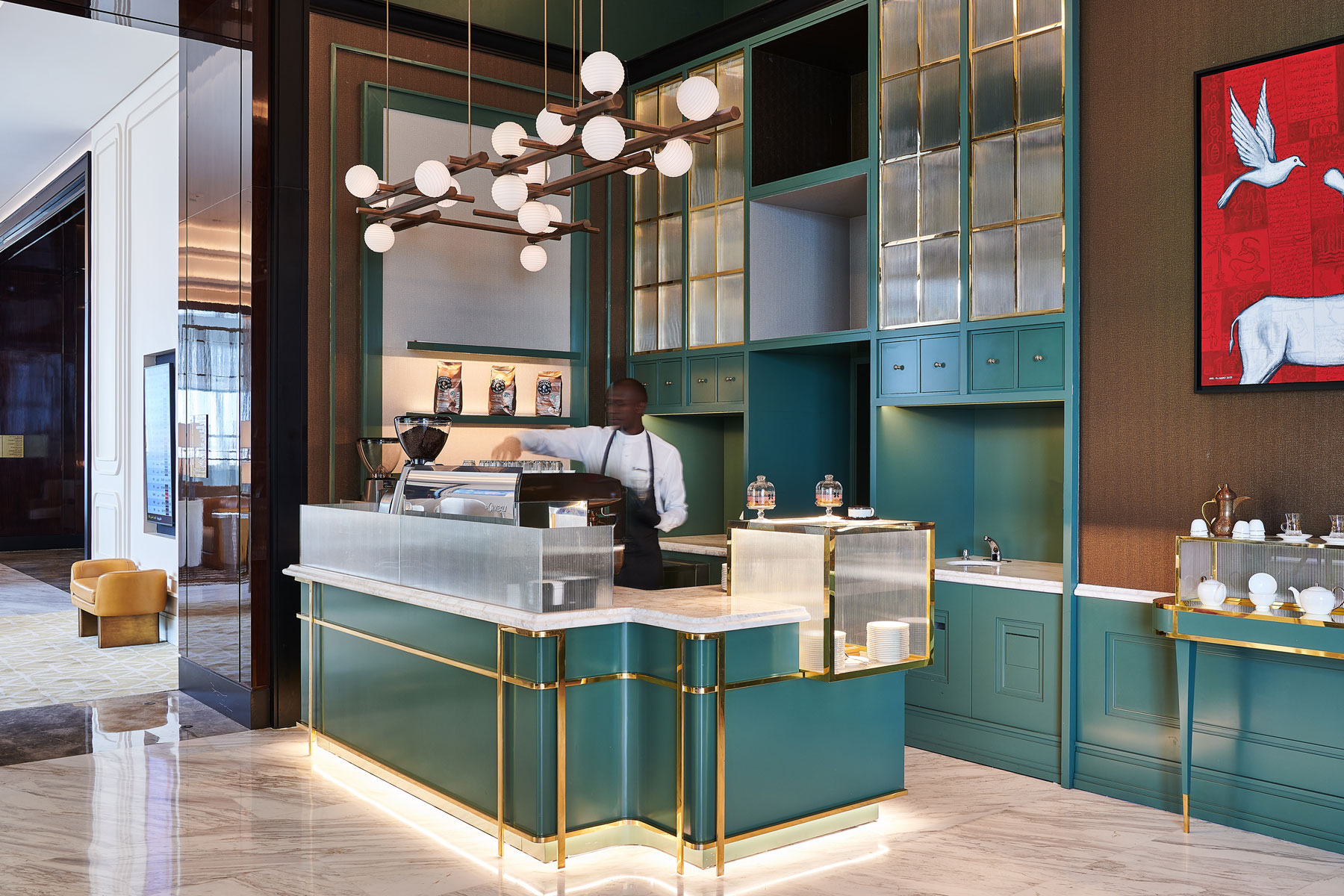 The Pearl Lounge At Bahrain International Airport By Champalimaud Design