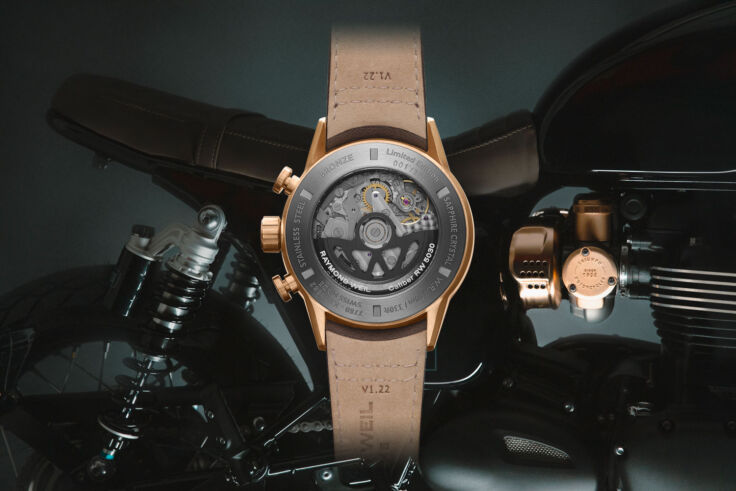 Raymond Weil's Motorbike Inspired Freelancer Chronograph Bi-Compax 7780