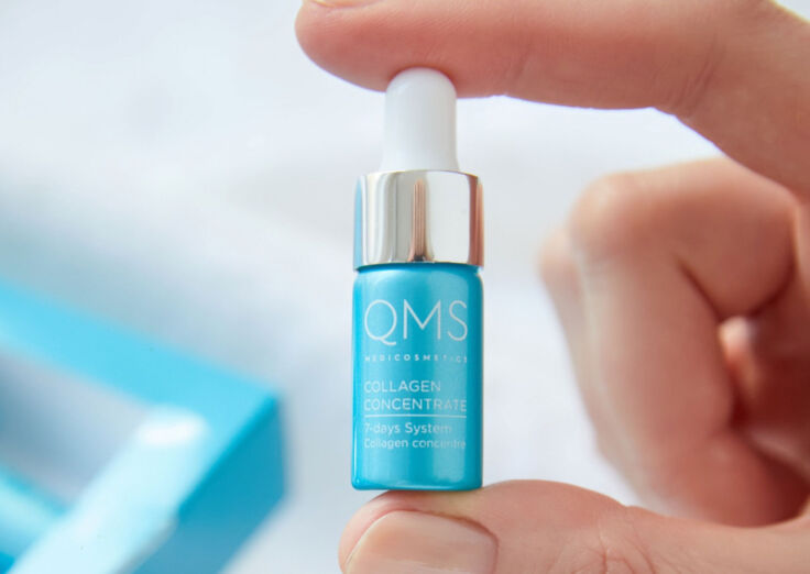 Treating The Face To The QMS Medicosmetics Collagen Concentrate 7-day ...