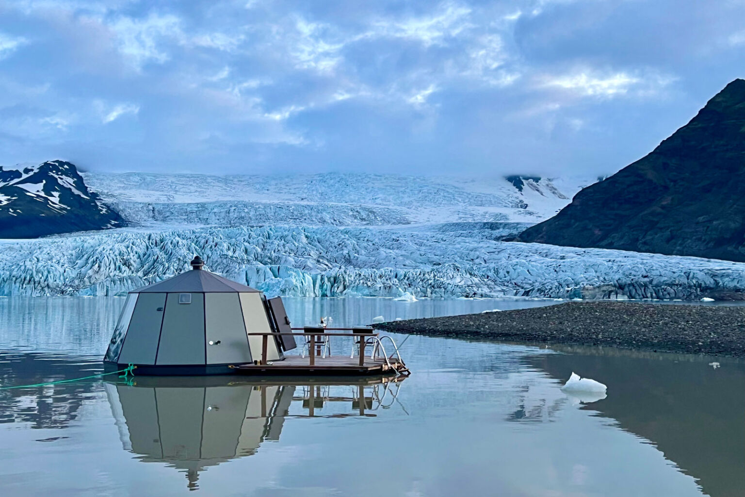 Sleep Suspended In An Igloo On An Icelandic Lagoon This Winter