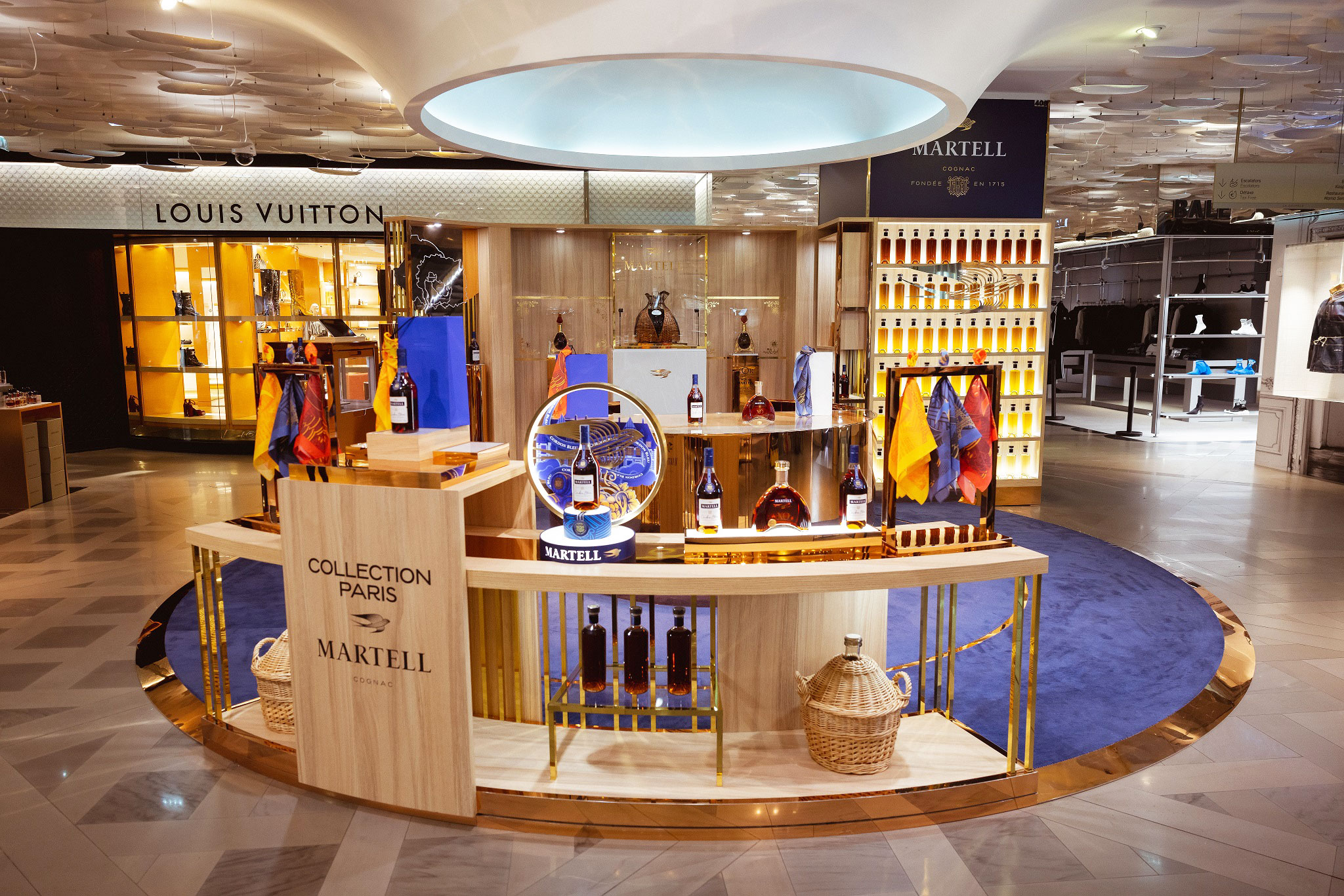 Martell's Collection Paris Festive Pop-up At Galeries Lafayette Paris ...
