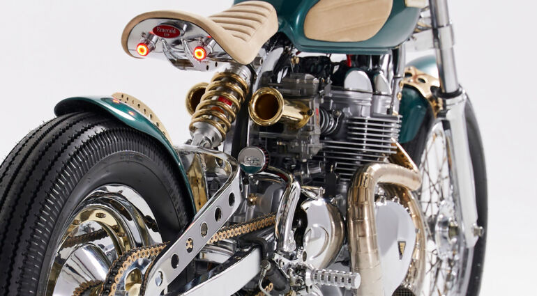 Tamarit's Emerald Motorcycle, A Two-wheeled Work Of Art Heads To Auction