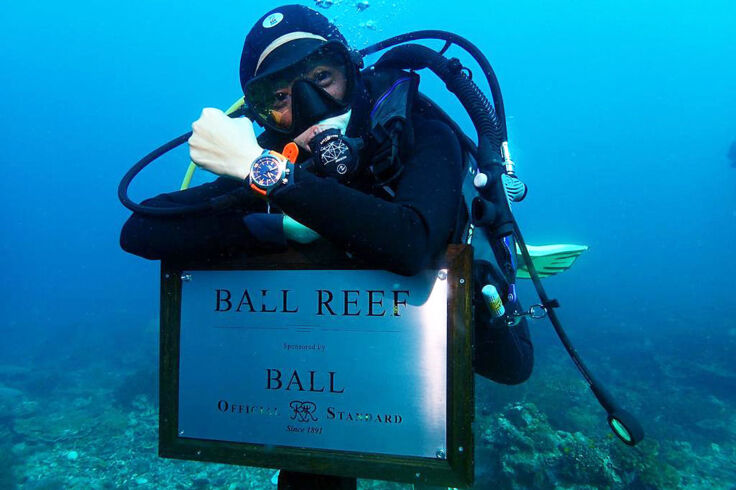 The Ball Watch Company Launches 'Adopt A Reef' Campaign In Sabah, Malaysia