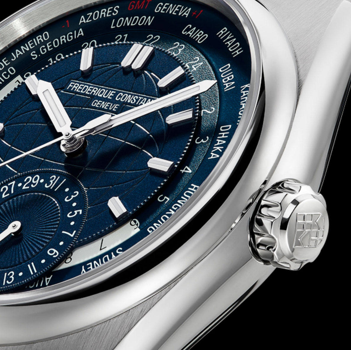 Frederique Constant's Highlife Worldtimer Manufacture 35th Anniversary ...