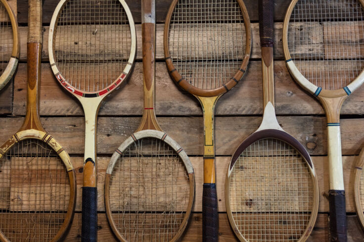 A Historic Private Collection Of Tennis Rackets Is Heading To Auction