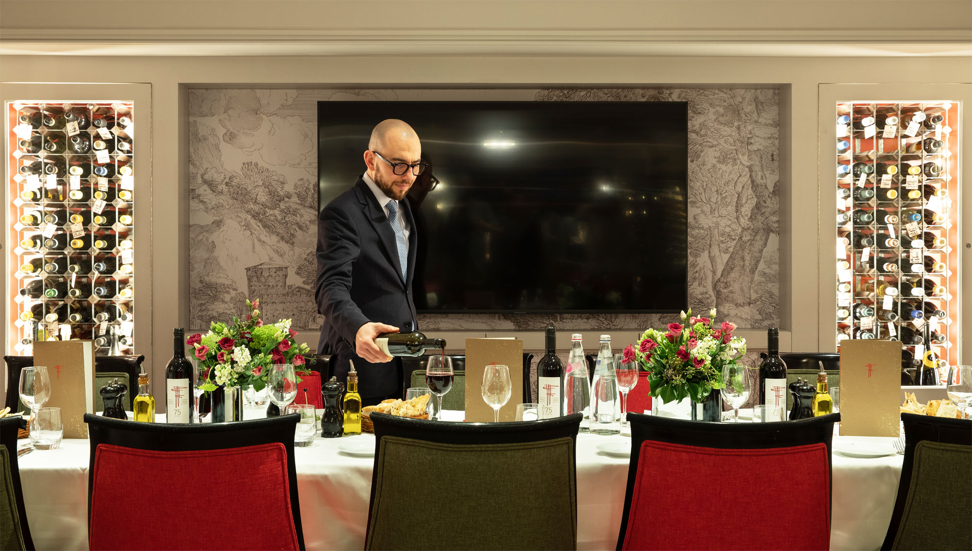 Renowned London Restaurant Franco's Unveils Refurbished Private Dining Room