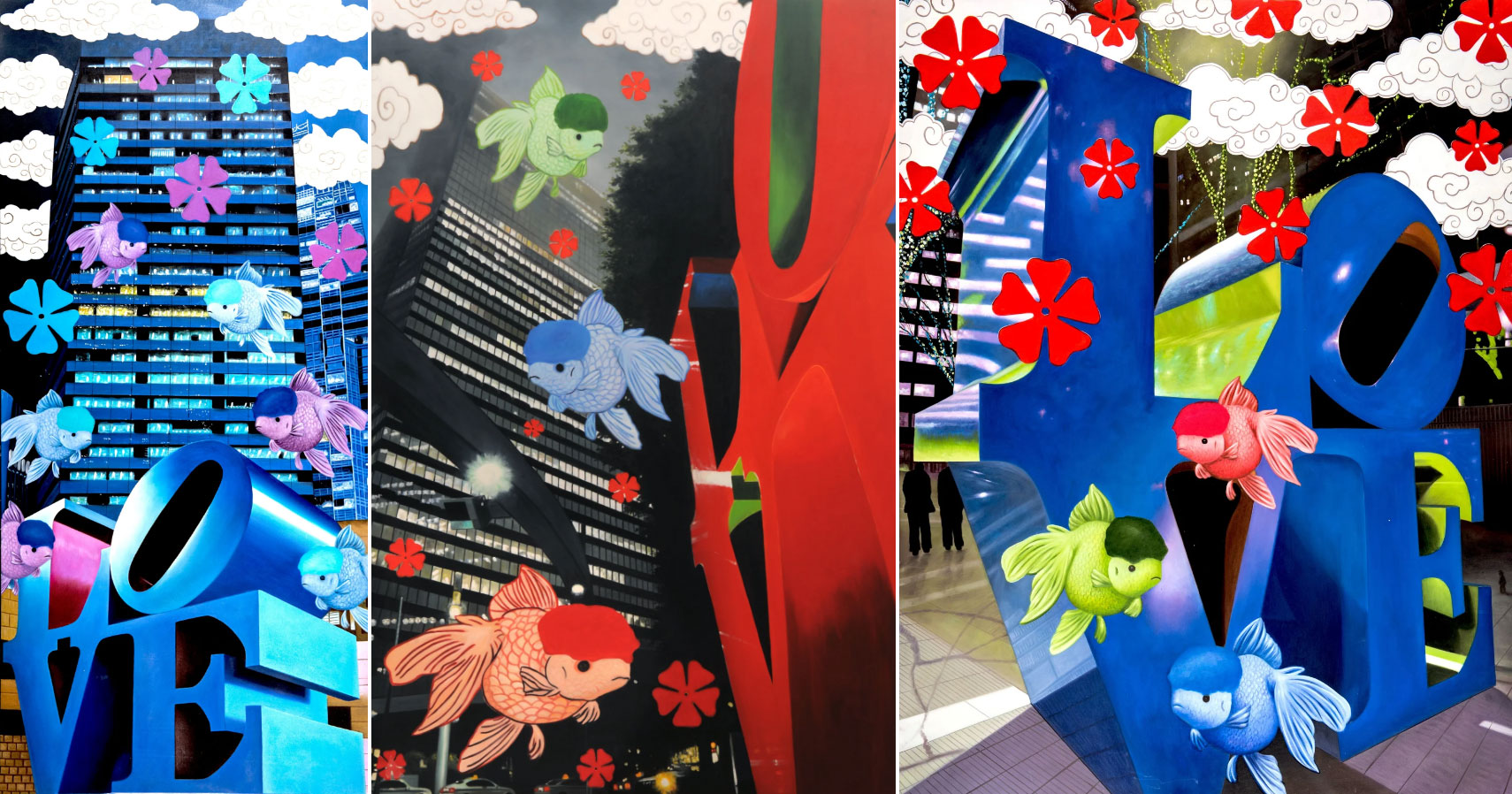 Contemporary Japanese Artist Hiro Ando's Love In Tokyo Collection