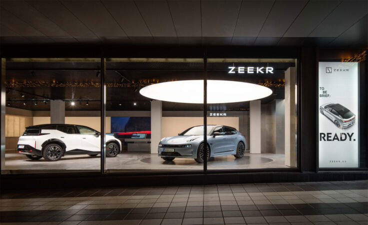 ZEEKR’s First European Showroom Opens In Stockholm's Norrmalm District