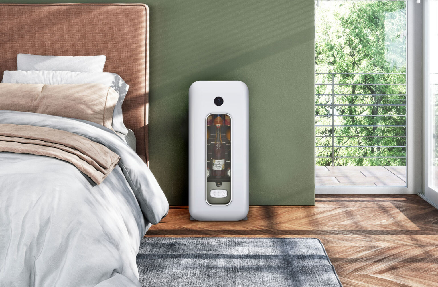 The CDA Nancy Freestanding Wine Cooler Rekindles The Best Of The 60s