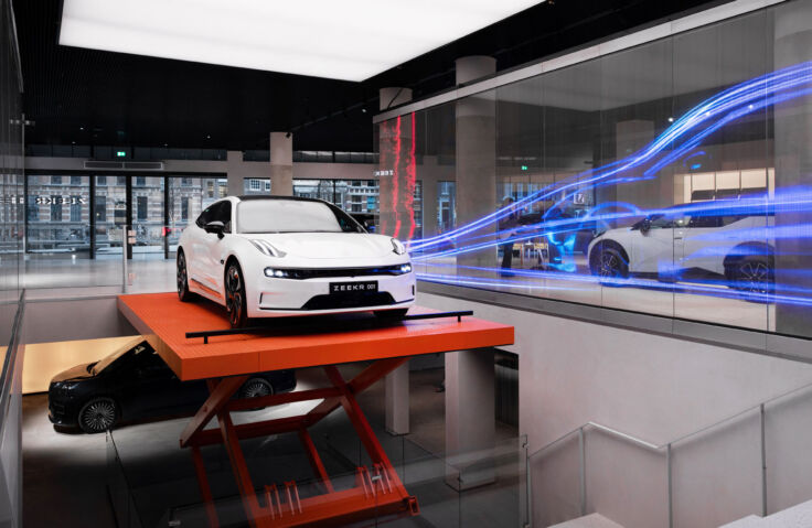 ZEEKR Opens Luxury Showroom In Amsterdam's Busiest Shopping Street