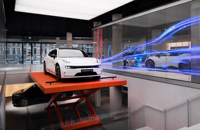 ZEEKR Opens Luxury Showroom In Amsterdam's Busiest Shopping Street