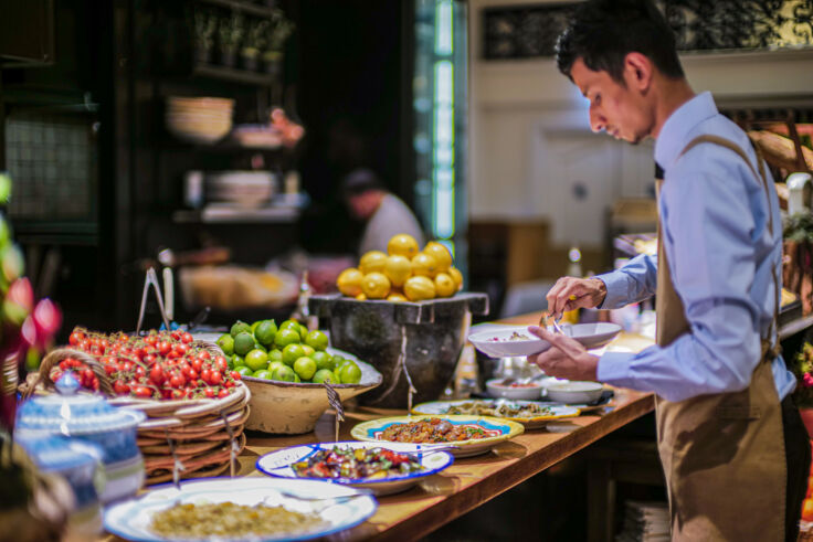 Novel Italian Food With Theatre At Novikov In Mayfair