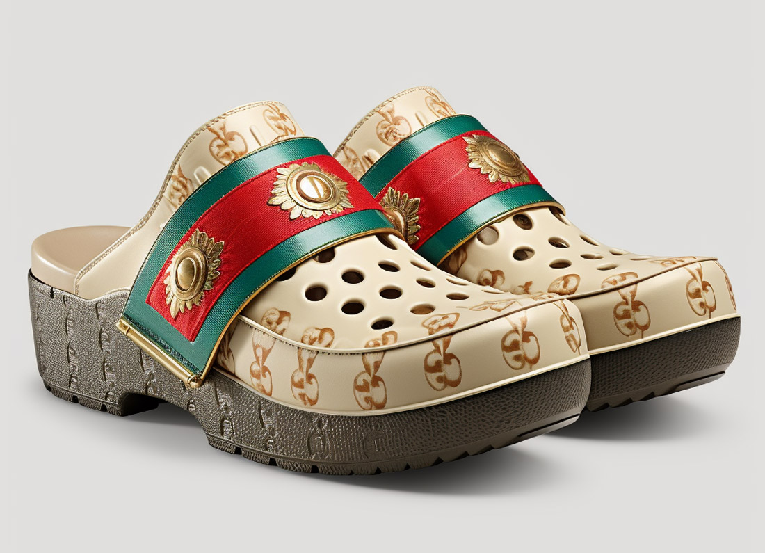 AI Designs Future Crocs Collaborations Including LEGO And Gucci